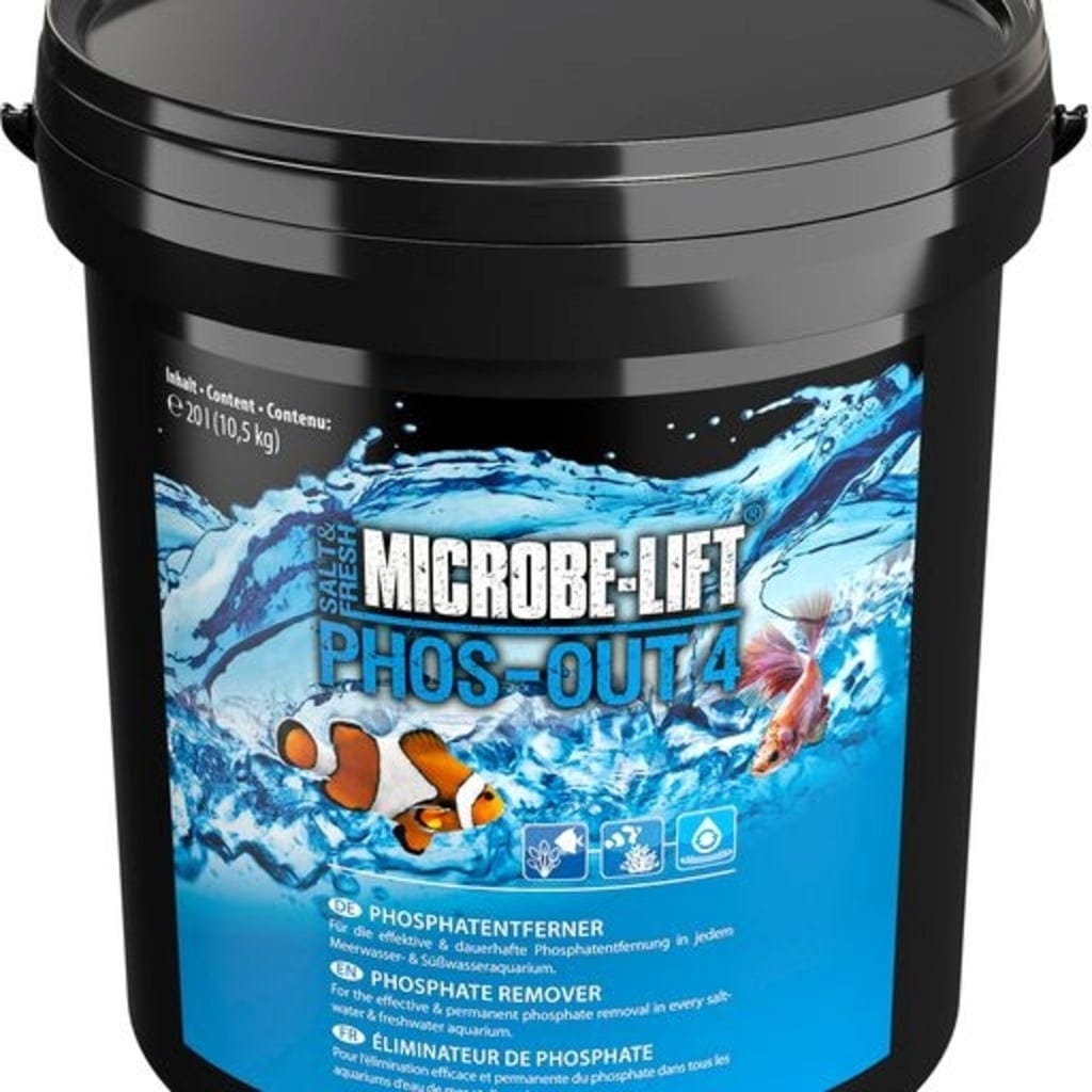 Microbe-Lift Phos-Out 4 Granules Phosphate Remover 20 L, 10,50 kg - Olibetta Online Shop